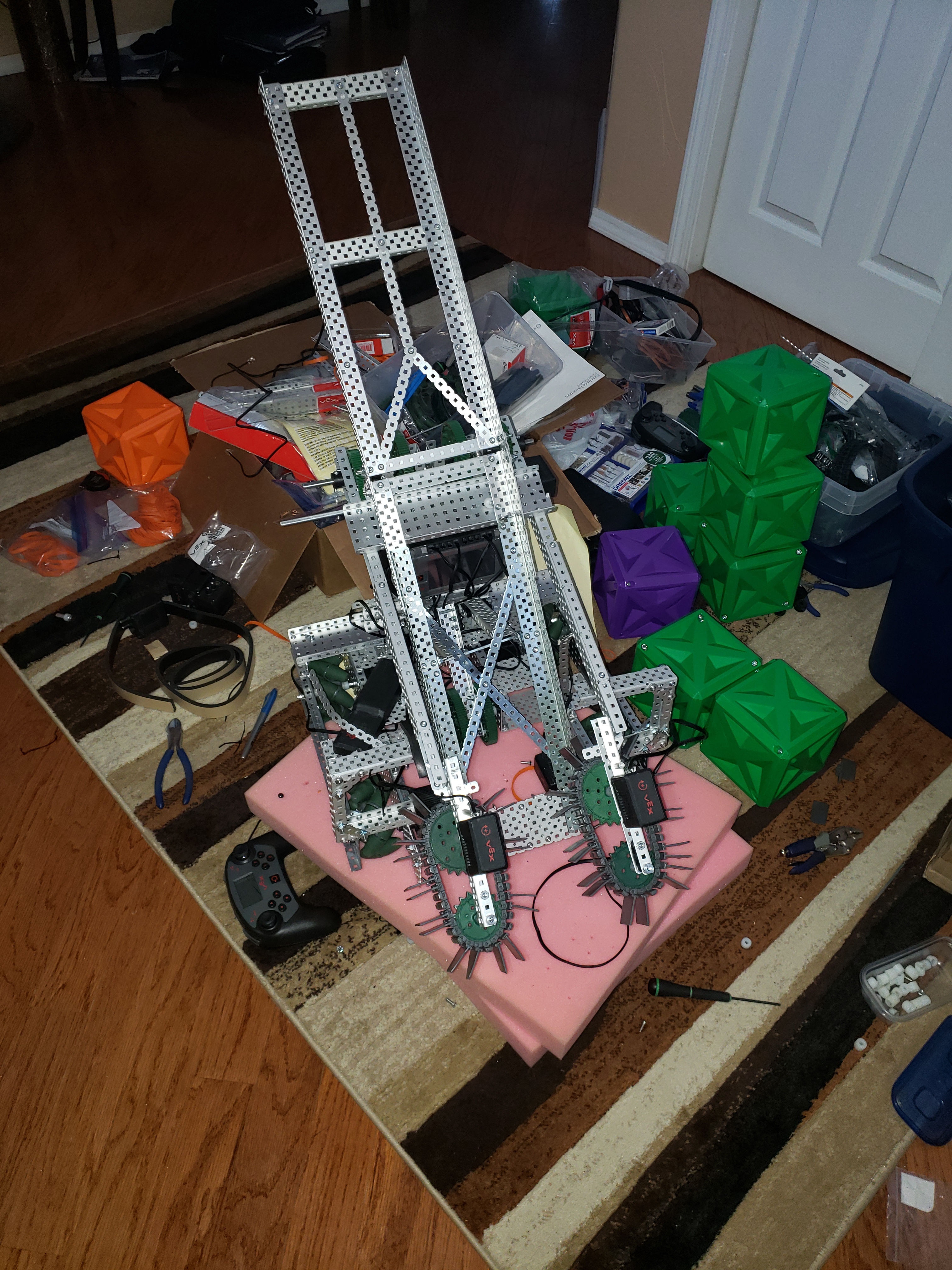 Tray fitting in the size limit - VRC > Tower Takeover (19/20) - VEX Forum