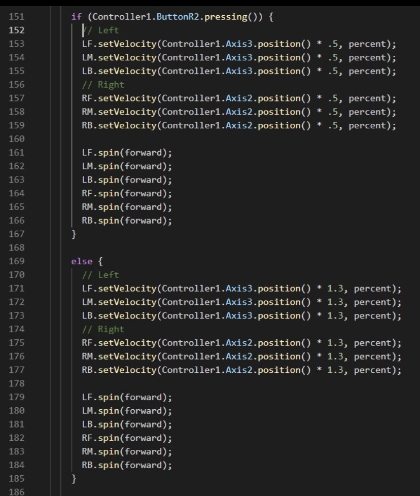 Change Drive Mode with Button Press - Programming Support - VEX Forum