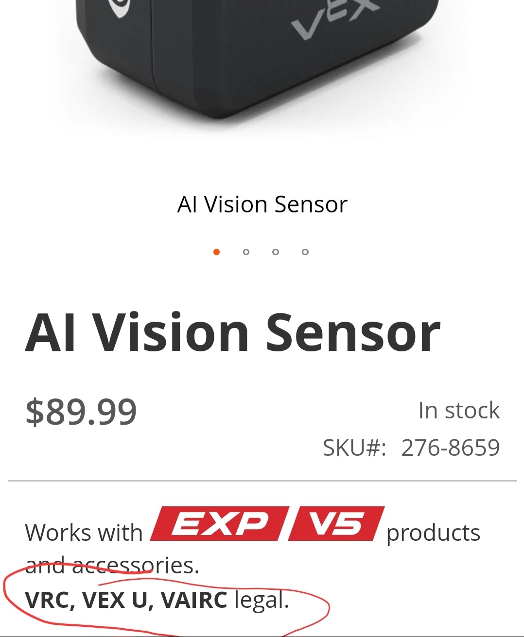 New Products - March 2024 (AI Vision Sensor) - Page 2 - VEX News - VEX Forum