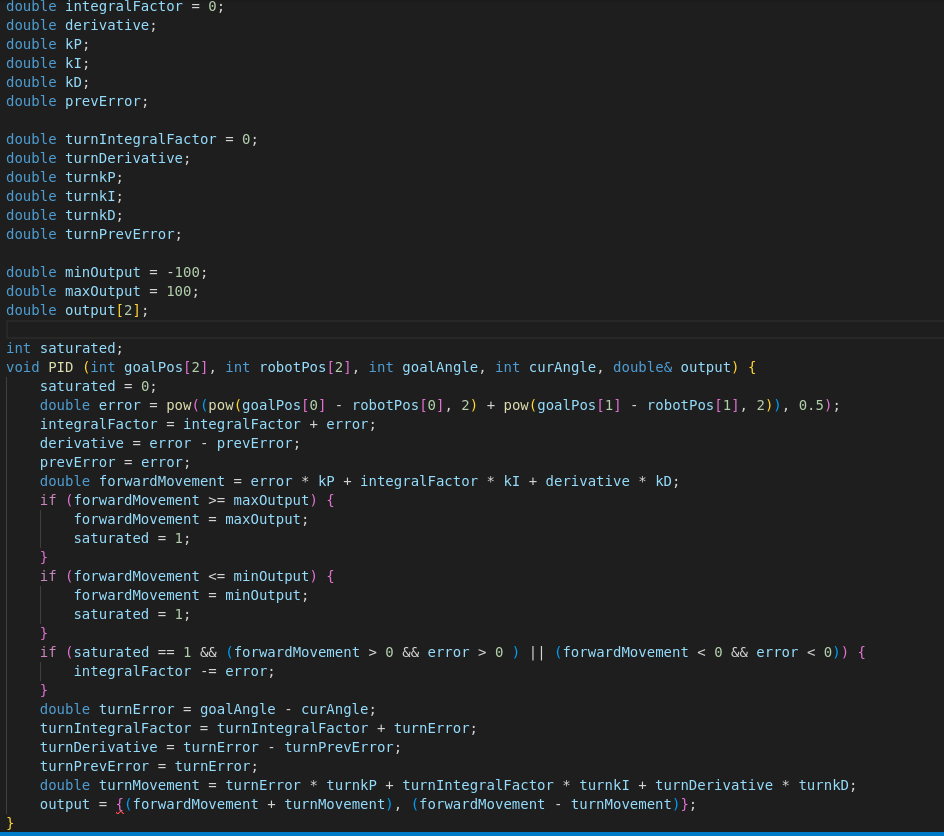 New Vex Coder Problems With Pid Pros Support Vex Forum 