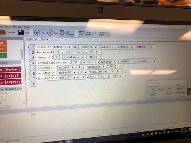 Graphical Robot C question - VEX IQ General Discussion - VEX Forum