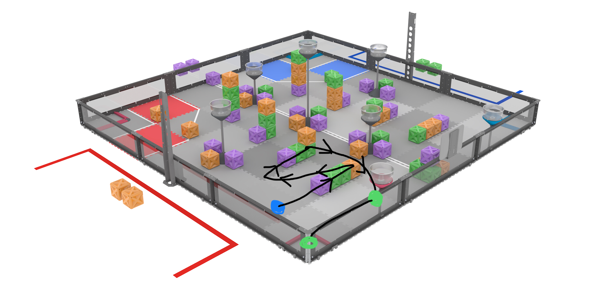 Autonomous Strategy Tower Takeover - VRC > Tower Takeover (19/20) - VEX ...
