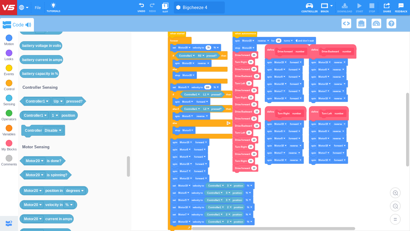 Why is my programming skills not working? - VEXcode V5 Tech Support - VEX Forum