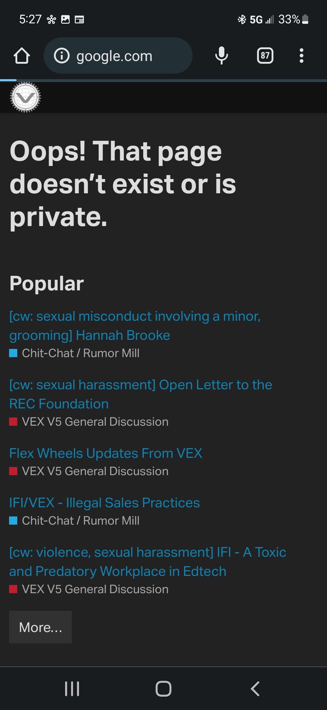 Cursed Images - #5704 by Bubski - Chit-Chat / Rumor Mill - VEX Forum